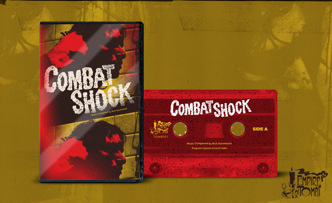 RICK GIOVINAZZO Combat Shock (American Nightmares Soundtrack) Cassette – Empire Of Tombs